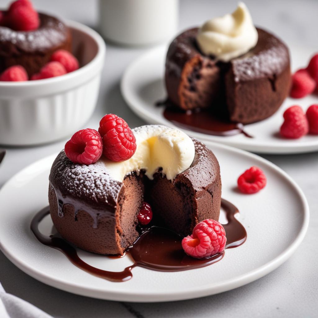How to make Petite Chocolate Lava Cakes with a molten center?