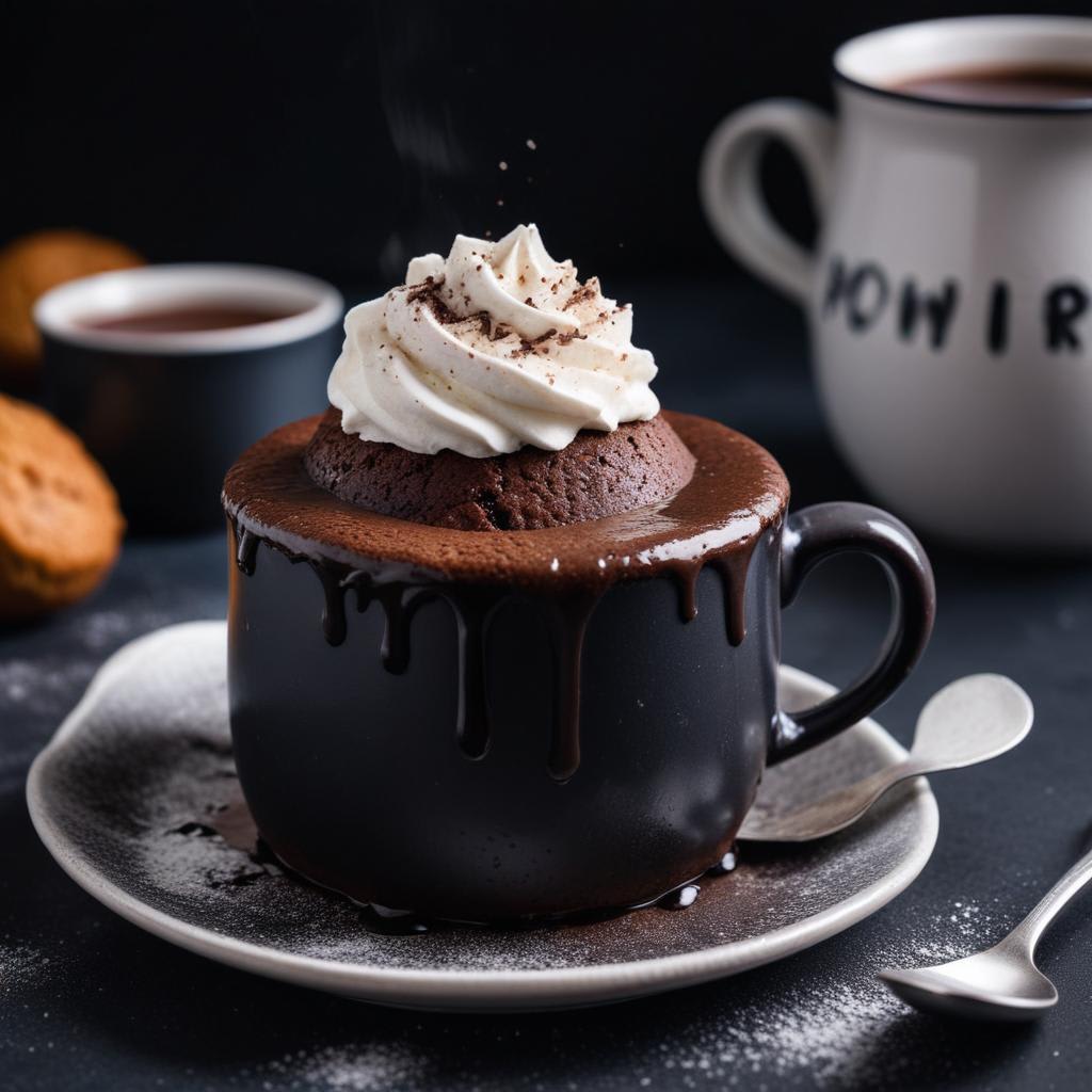 How to make Midnight Chocolate Mug Cake with no butter?
