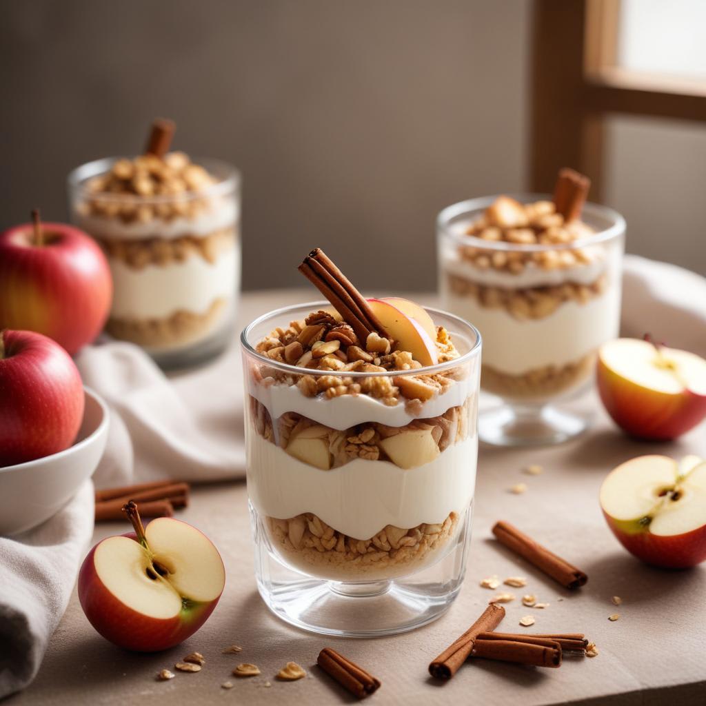 How to make an Apple Cinnamon Oat Parfait?