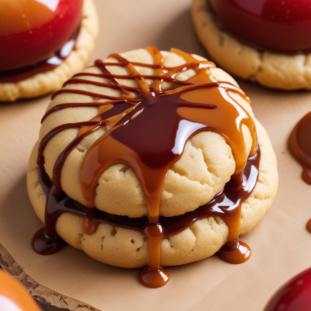 Candy Apple Cookies for Halloween - Caramel Flavored Treats: The ...