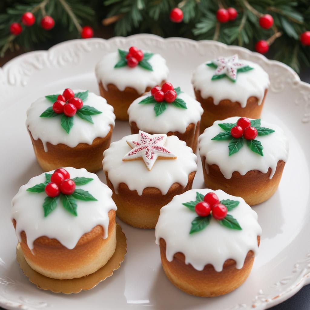 Mini Christmas Cakes for Individual Servings: Perfect Holiday Party Dessert