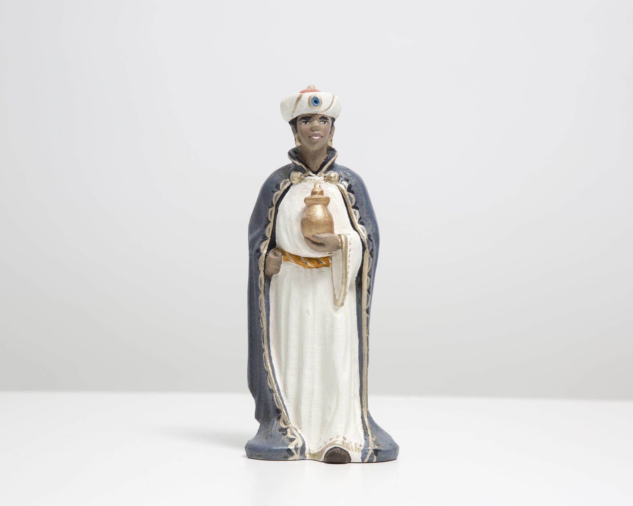 Henning - Vismann Balthasar 17 cm til Julekrybbe julehusetbergen.no