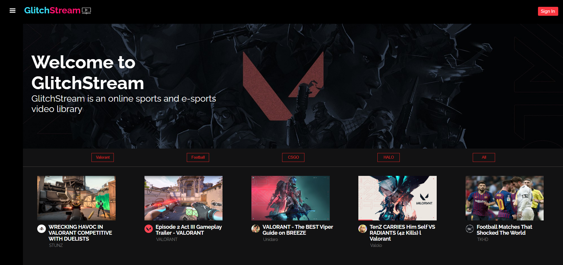 GitHub - t-rex777/glitchStream