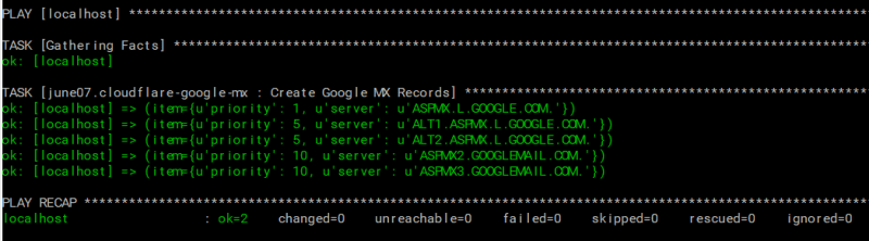 Use Ansible to Setup Google MX Records Use Ansible to Setup Google MX Records