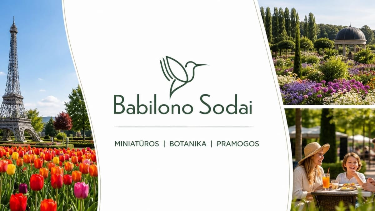 Babilono sodai - miniatiūrų ir gėlių parkas | kakava.lt