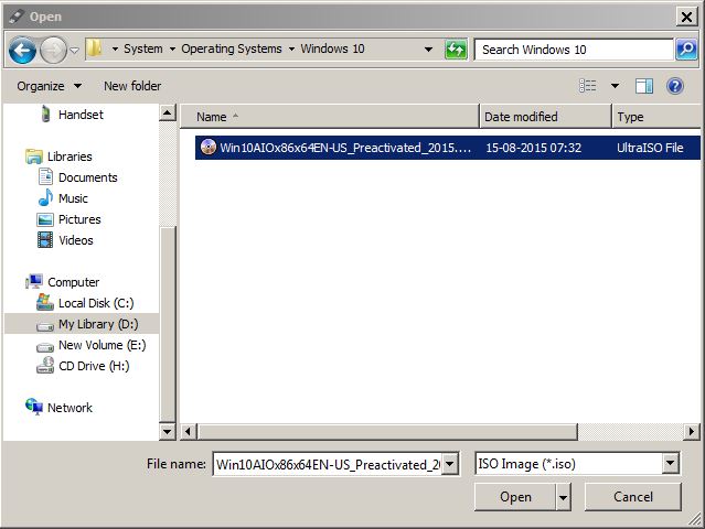 Create a bootable usb drive using rufus - KAMIL