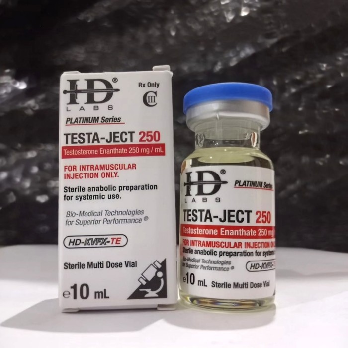 Testaject Testoterone Enanthate 250mg HD Labs - Nusanabolic