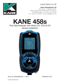 KANE458s direct CO, CO2 and CO sensor protection | Kane International ...
