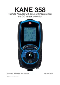 KANE358 Flue Gas Analyser with CO sensor protection | Kane ...