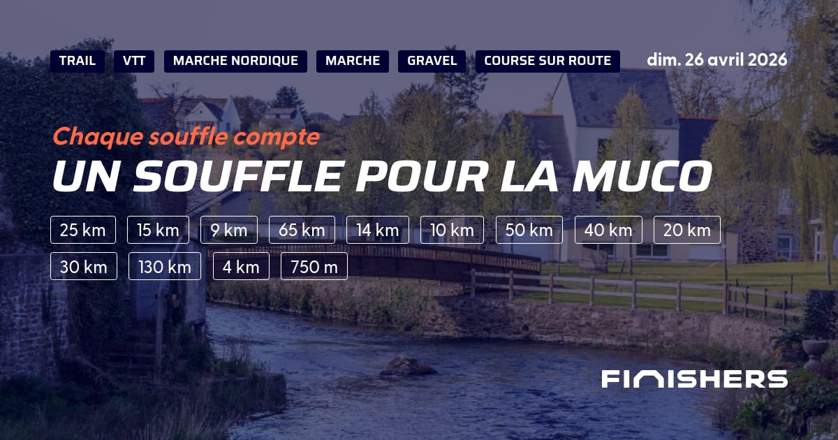 🏃 Un Souffle Pour La Muco 2026 - Parcours, inscriptions & résultats ...