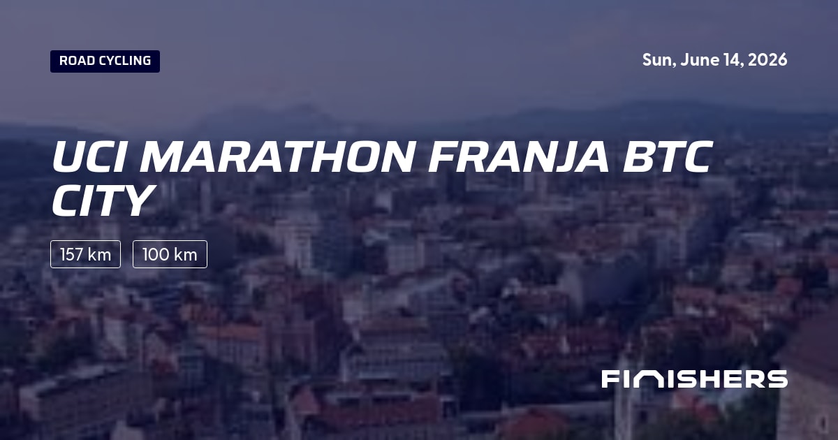🏃 UCI Marathon Franja BTC City 2026 - All the information about the race and registration ...