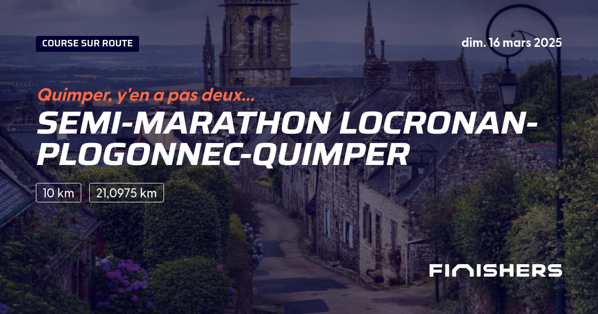 🏃 Semi-Marathon Locronan-Plogonnec-Quimper 2025 - Parcours ...