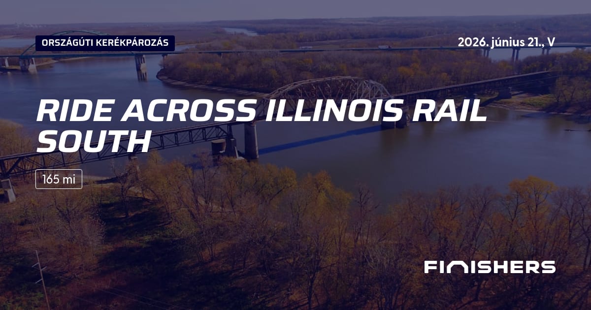 🏃 Ride across Illinois Rail South 2026 - Minden információ a versenyről ...