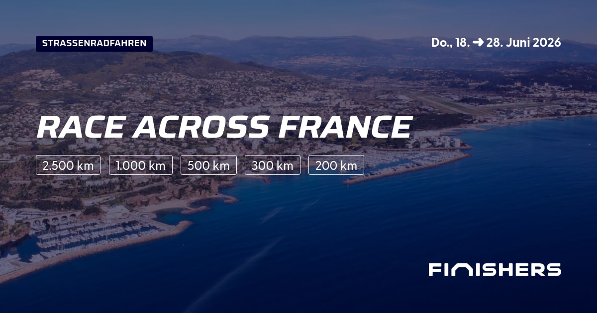 🏃 Race Across France 2026 - Alle Strecken-, Ergebnis- und Anmeldeinfos ...