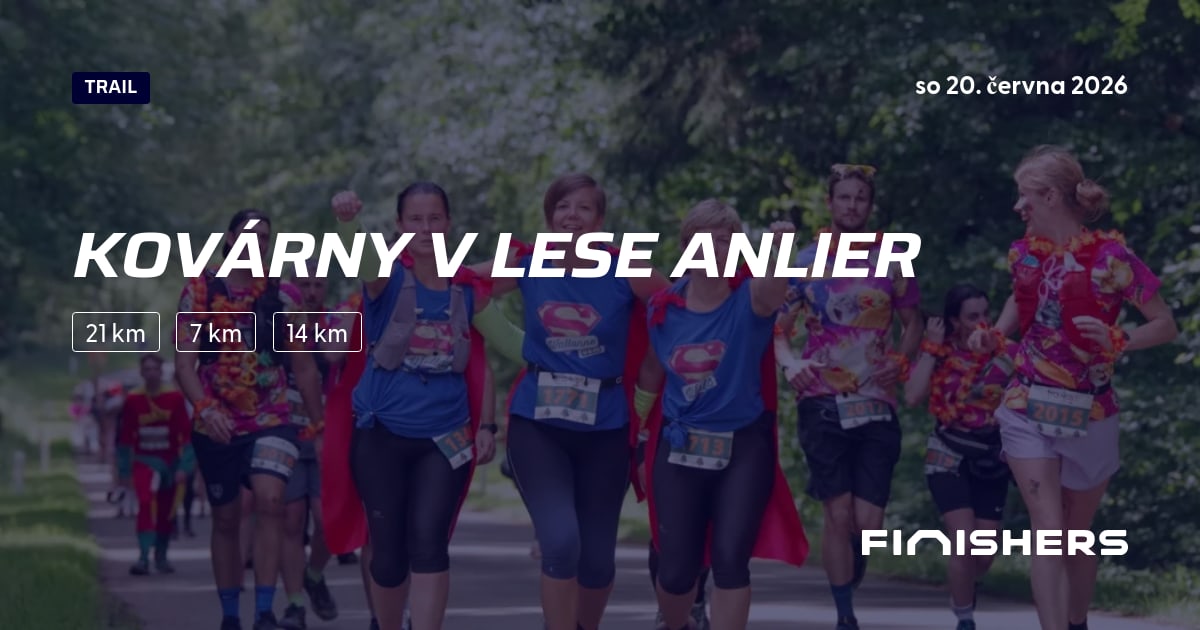 🏃 Kovárny v lese Anlier 2026 - Informace o závodu a registrační proces ...