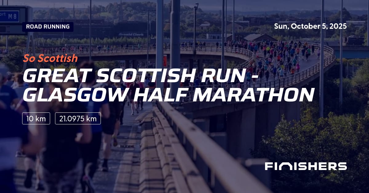 🏃 Great Scottish Run - Glasgow Half Marathon 2025 - All the information ...
