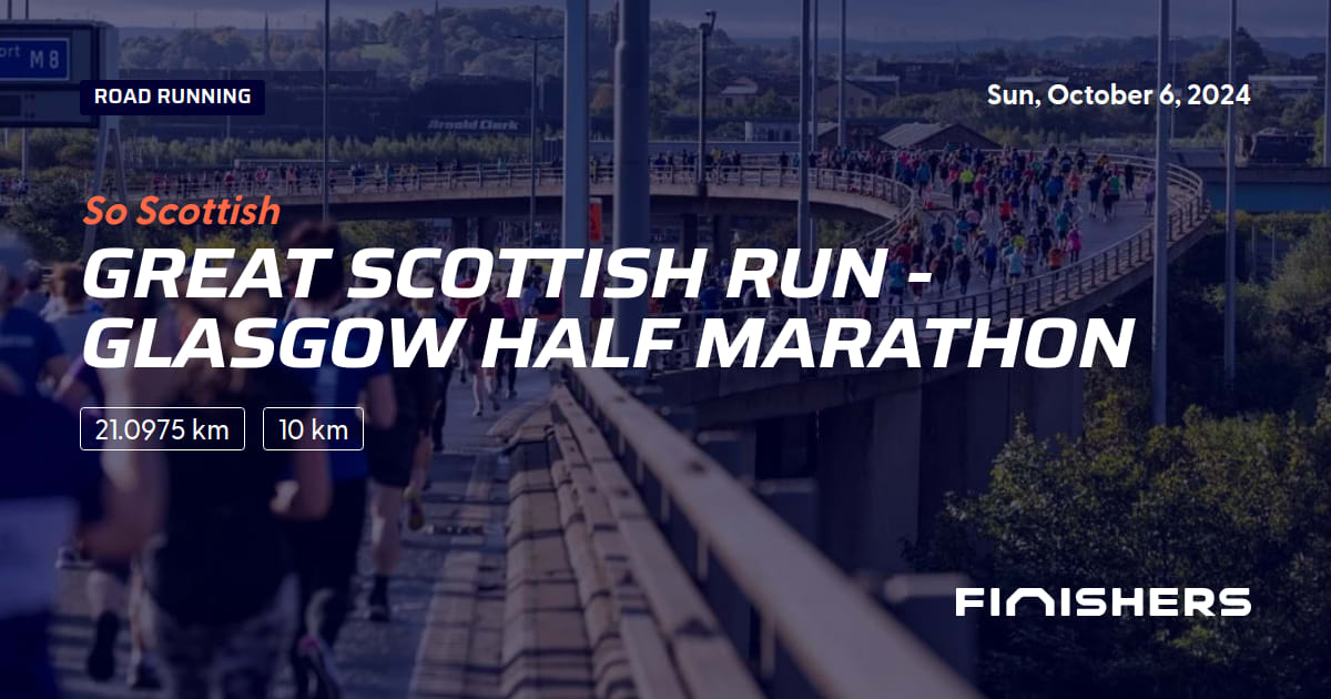 🏃 Great Scottish Run - Glasgow Half Marathon 2024 - All the information about the race and ...