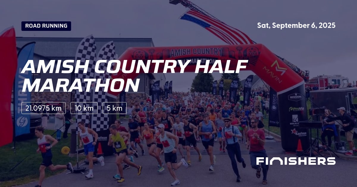 🏃 Amish Country Half Marathon 2025 - All the information about the race ...