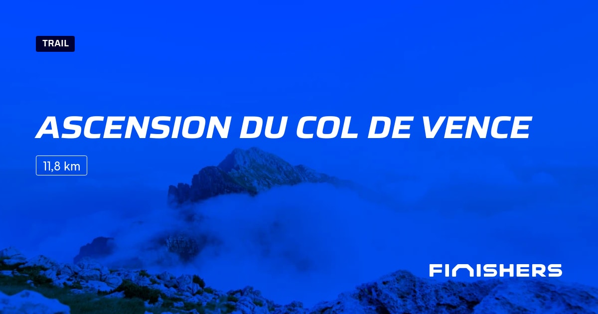 🏃 Ascension du Col de Vence 2026 - Parcours, inscriptions & résultats ...