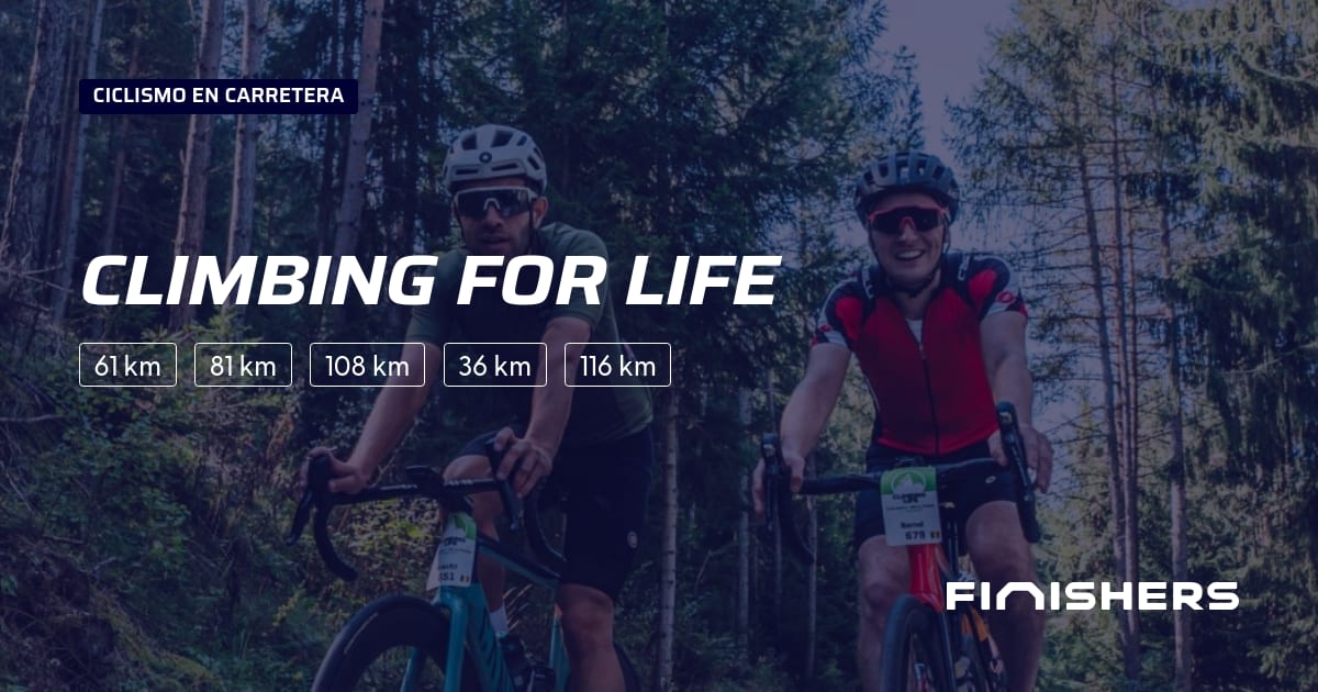 🏃 Climbing For Life 2026 - Toda la información sobre los recorridos ...