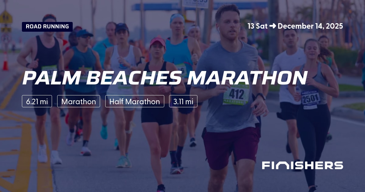 🏃 Palm Beaches Marathon 2025 - All the information about the race and ...