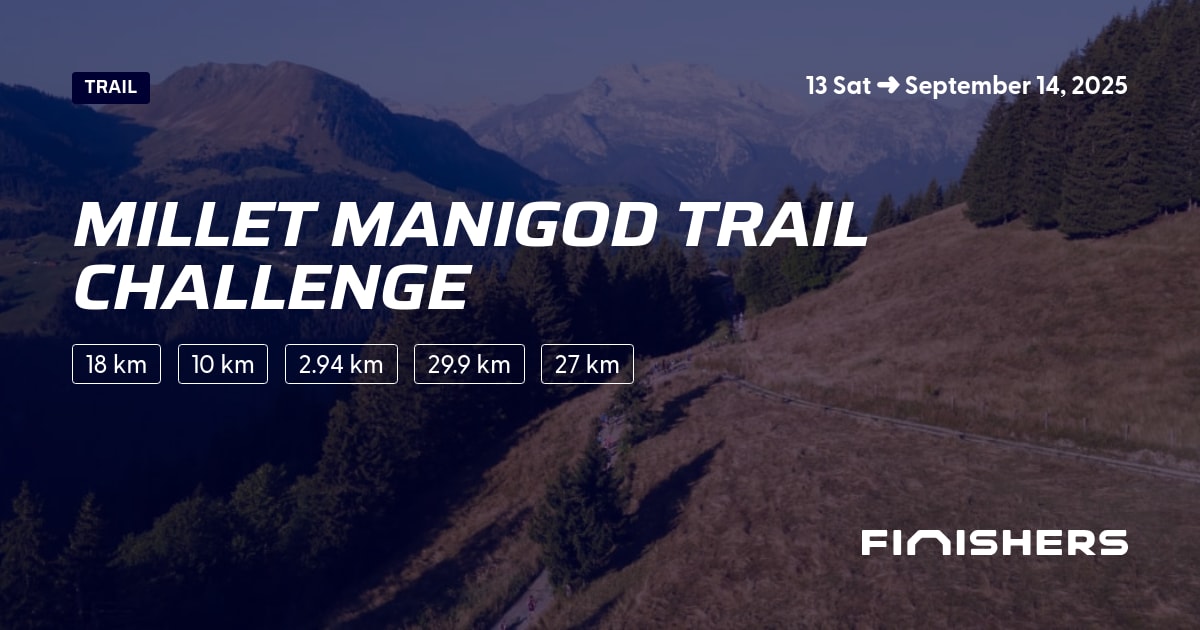 🏃 Millet Manigod Trail Challenge 2025 - All the information about the ...