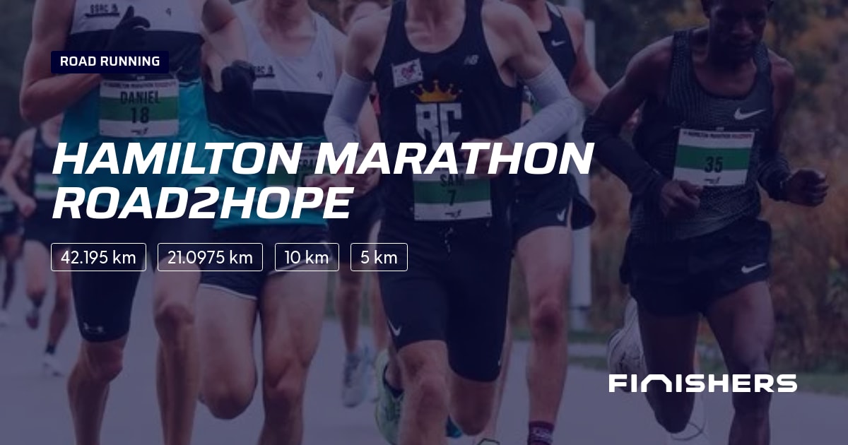 🏃 Hamilton Marathon Road2Hope 2025 - All the information about the race ...
