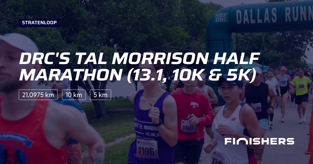 🏃 DRC's Tal Morrison Half Marathon (13.1, 10K & 5K) 2026 - Alle ...