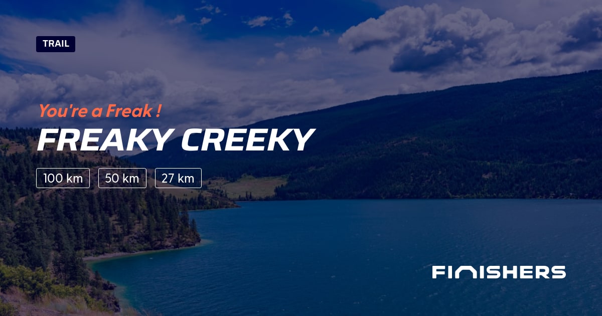 🏃 Freaky Creeky 2024 - Parcours, inscriptions & résultats | Finishers