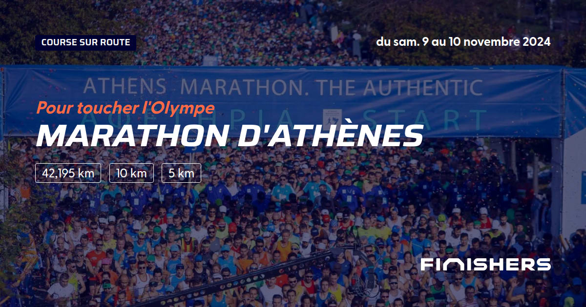 🏃 Marathon d'Athènes 2023 - Parcours, inscriptions & résultats | Finishers