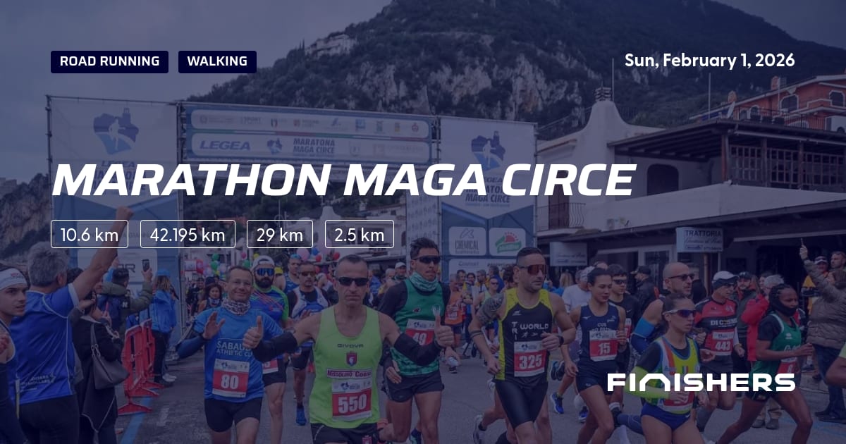 🏃 Marathon Maga Circe 2026 - All the information about the race and ...