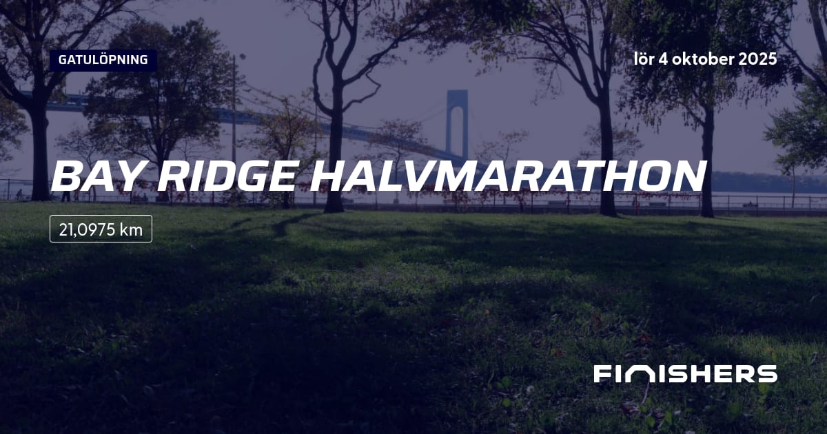 🏃 Bay Ridge Halvmarathon 2025 - All information om loppet och ...
