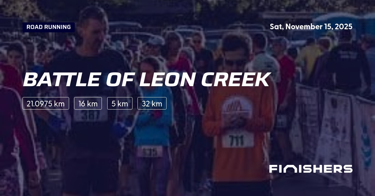 🏃 Battle of Leon Creek 2025 - All the information about the race and ...