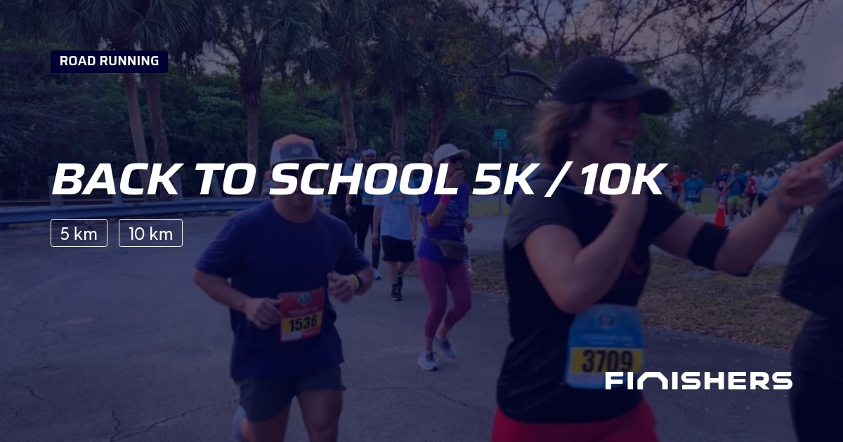 🏃 Back To School 5K / 10K 2026 - Rute, tilmelding og resultater | Finishers