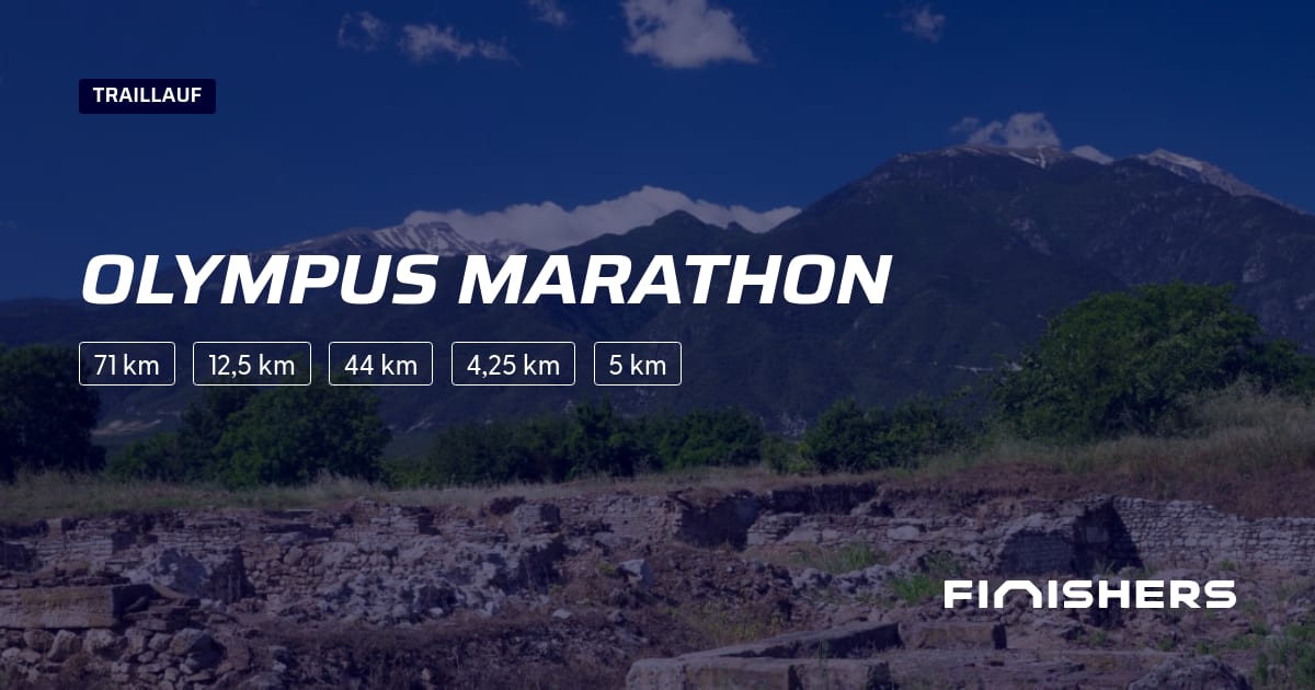 🏃 Olympus Marathon 2026 - Alle Strecken-, Ergebnis- und Anmeldeinfos | Finishers
