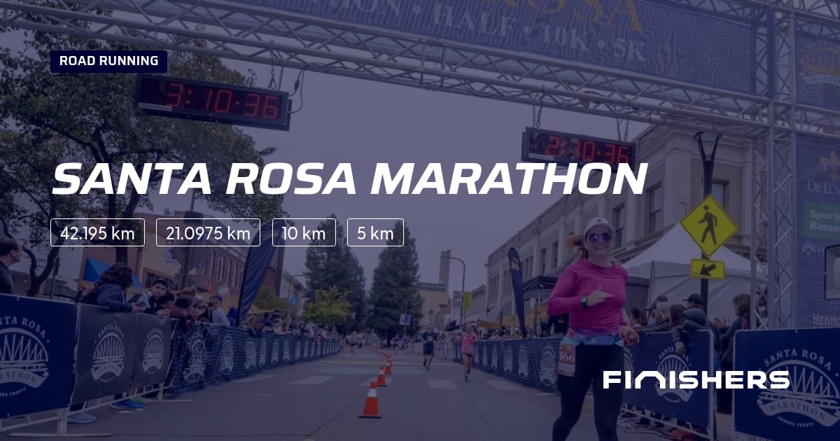 🏃 Santa Rosa Marathon 2026 - All the information about the race and ...