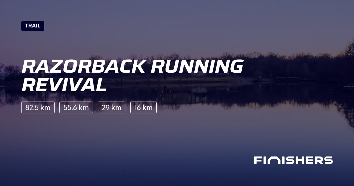 🏃 Razorback Running Revival 2024 - All the information about the race ...