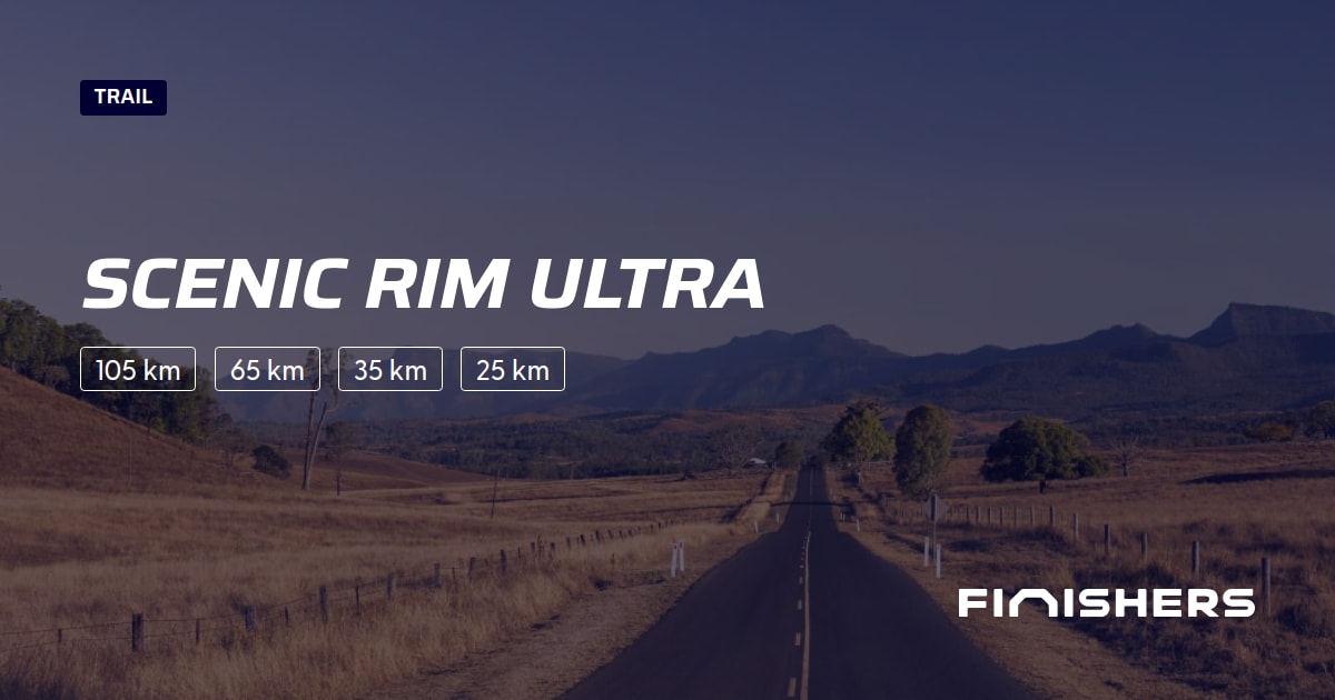 🏃 Scenic Rim Ultra 2024 - Rute, tilmelding og resultater | Finishers