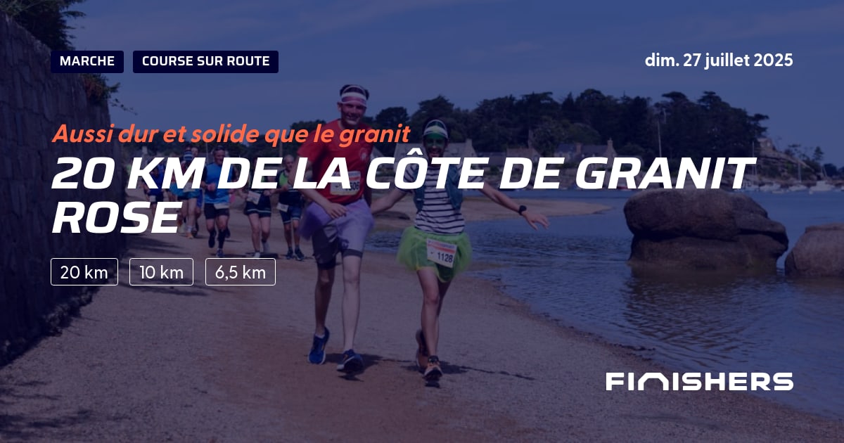 🏃 20 km de la Côte de Granit Rose 2025 - Parcours, inscriptions ...