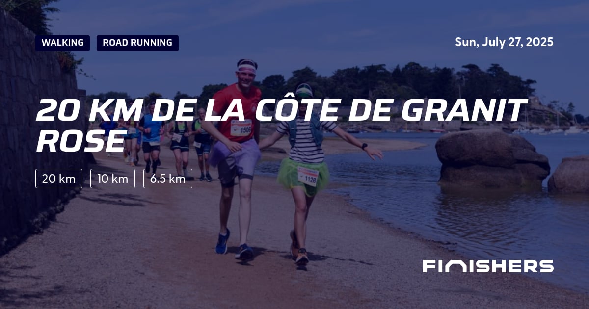 🏃 20 km de la Côte de Granit Rose 2025 - All the information about the race and registration ...