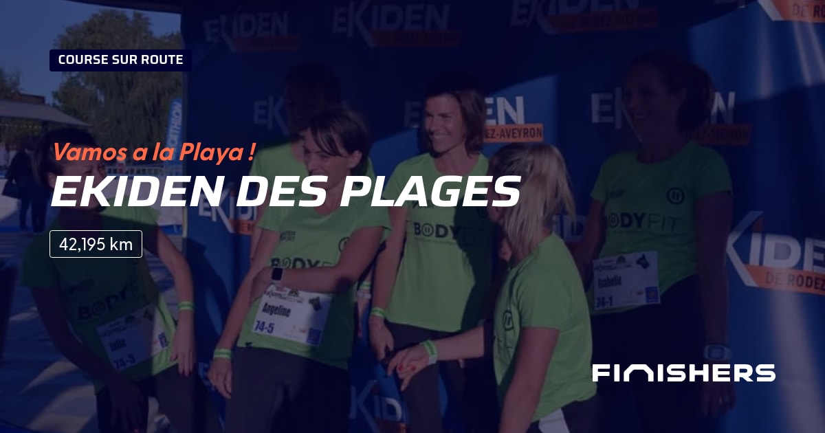 🏃 Ekiden des Plages 2026 - Parcours, inscriptions & résultats | Finishers