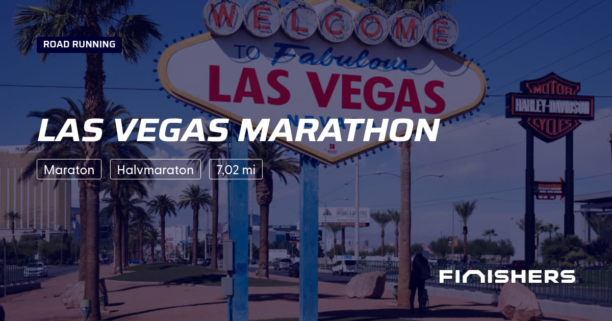 🏃 Las Vegas Marathon 2026 - Rute, tilmelding og resultater | Finishers