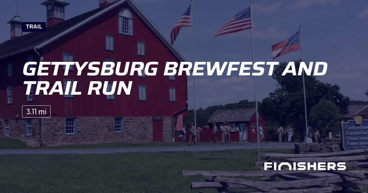 🏃 Gettysburg BrewFest and Trail Run 2026 - All the information about ...