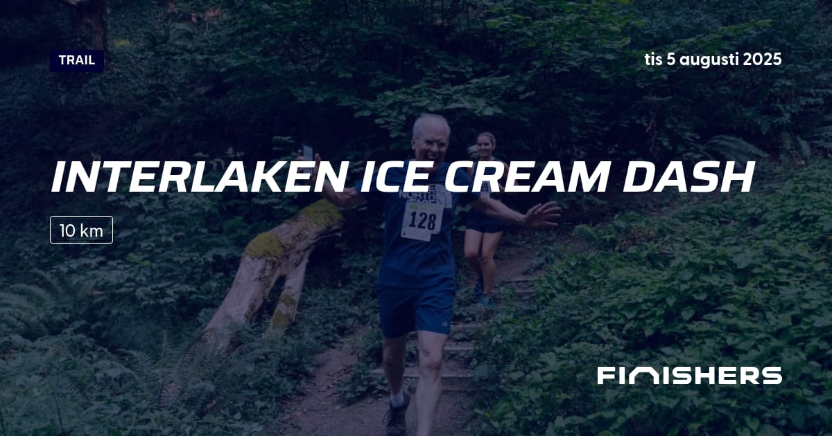 🏃 Interlaken Ice Cream Dash 2025 - All information om loppet och ...