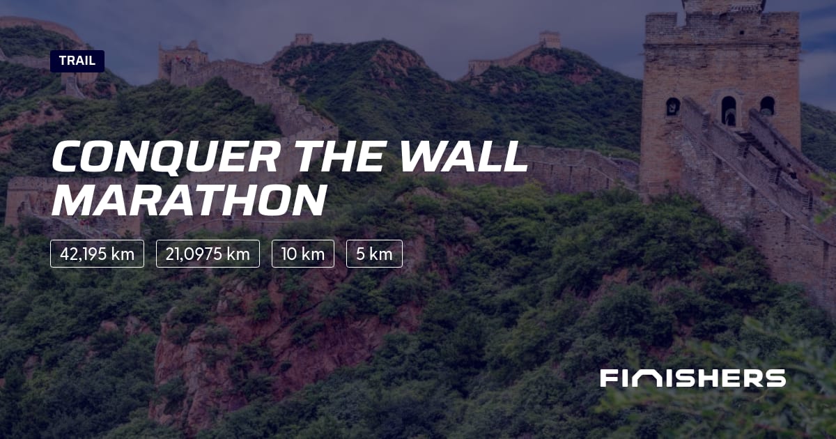 🏃 Conquer The Wall Marathon 2025 - Toda la información sobre los ...