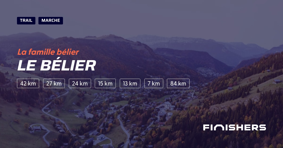 🏃 Le Bélier 2026 - Parcours, inscriptions & résultats | Finishers