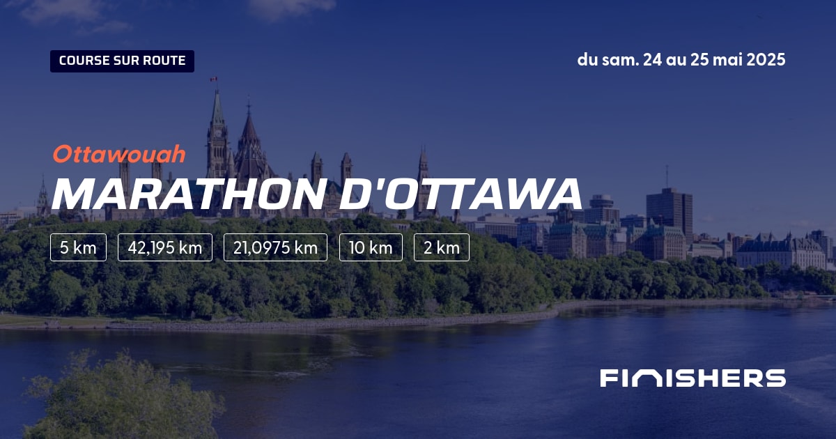 🏃 Marathon d'Ottawa 2025 - Parcours, inscriptions & résultats | Finishers