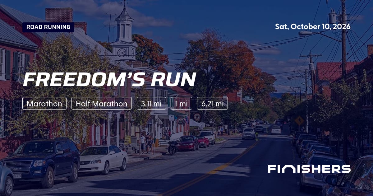 🏃 Freedom’s Run 2026 - All the information about the race and ...