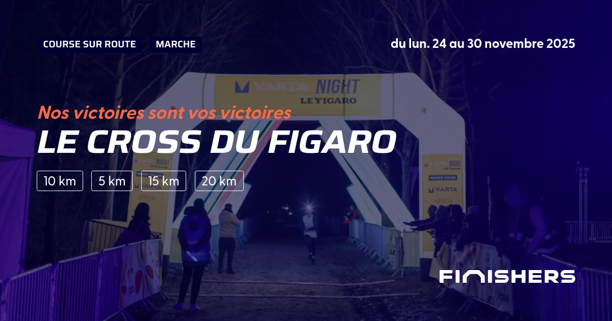 🏃 Le Cross du Figaro 2025 - Parcours, inscriptions & résultats | Finishers