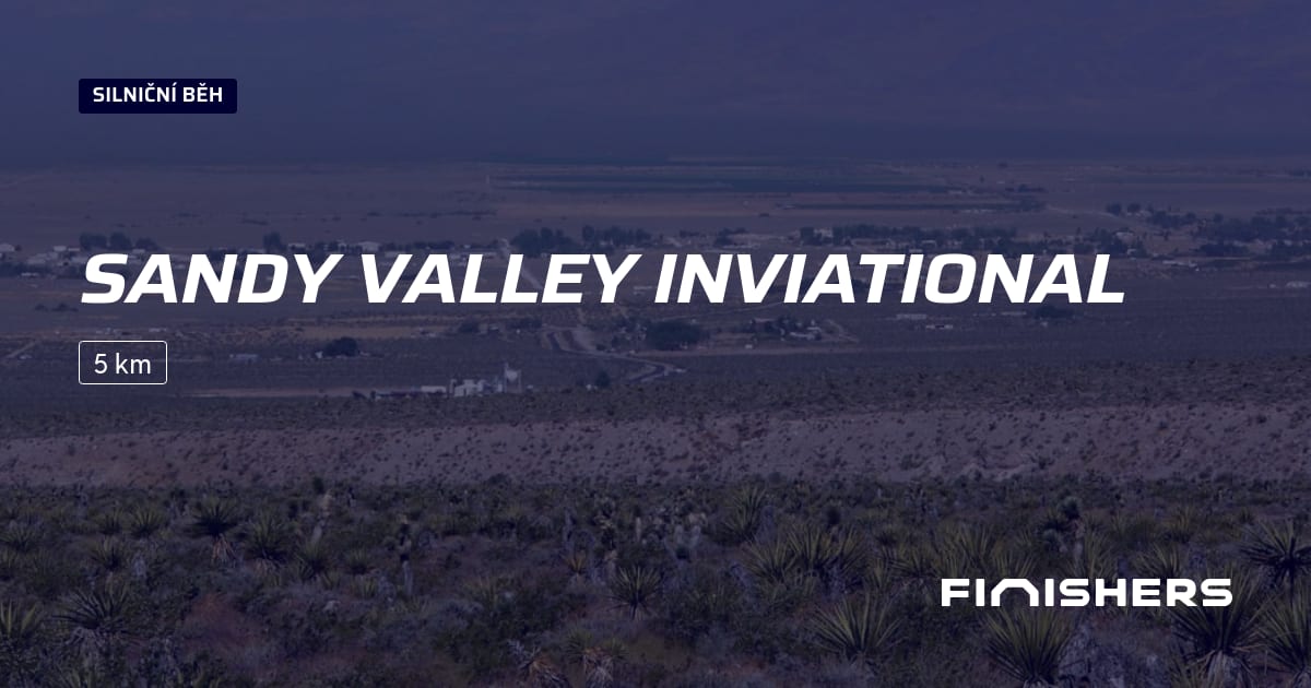 🏃 Sandy Valley Inviational 2026 - Informace o závodu a registrační ...